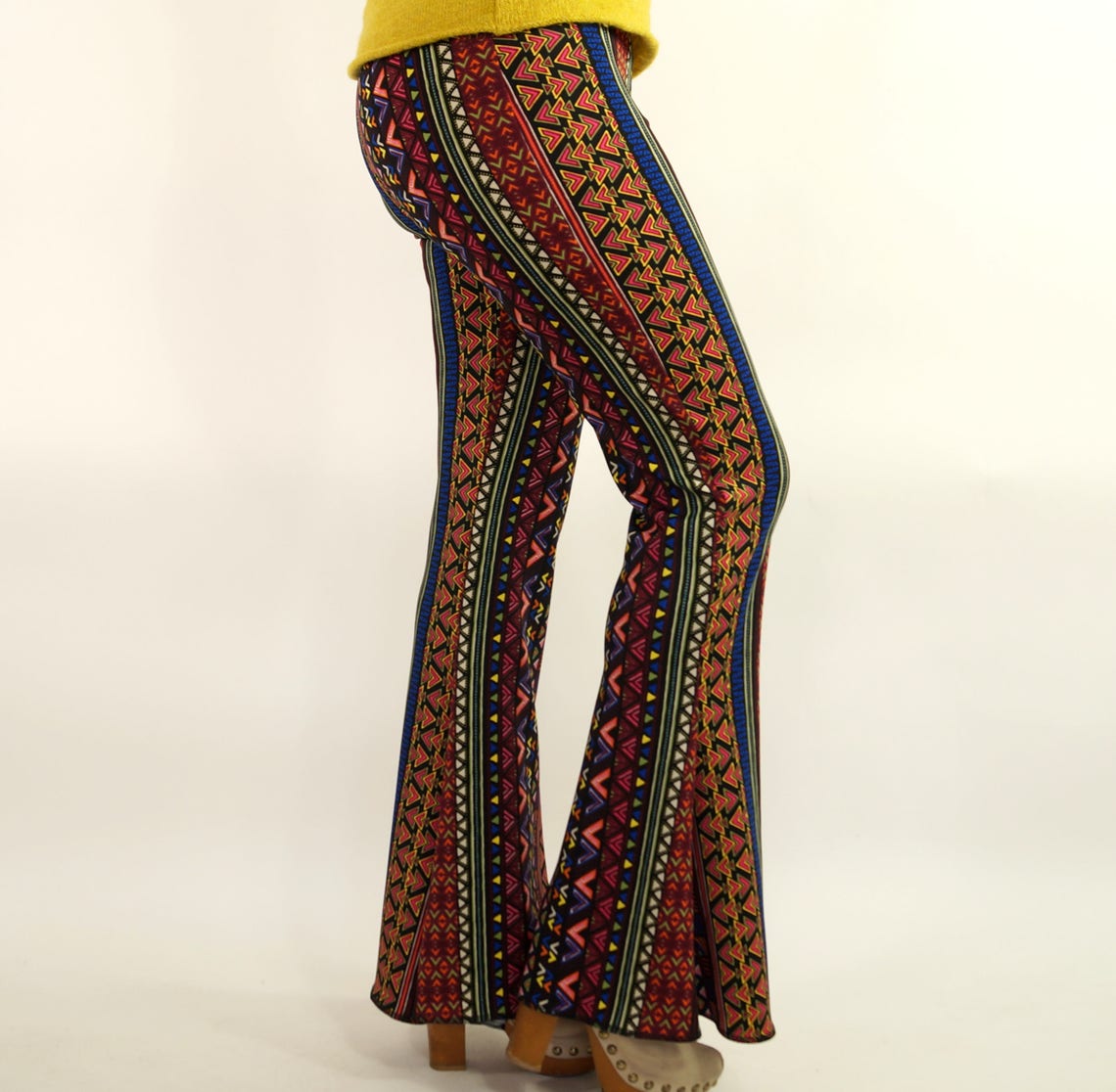Native American women bell bottomsFlare pantLeggingsPlus | Etsy