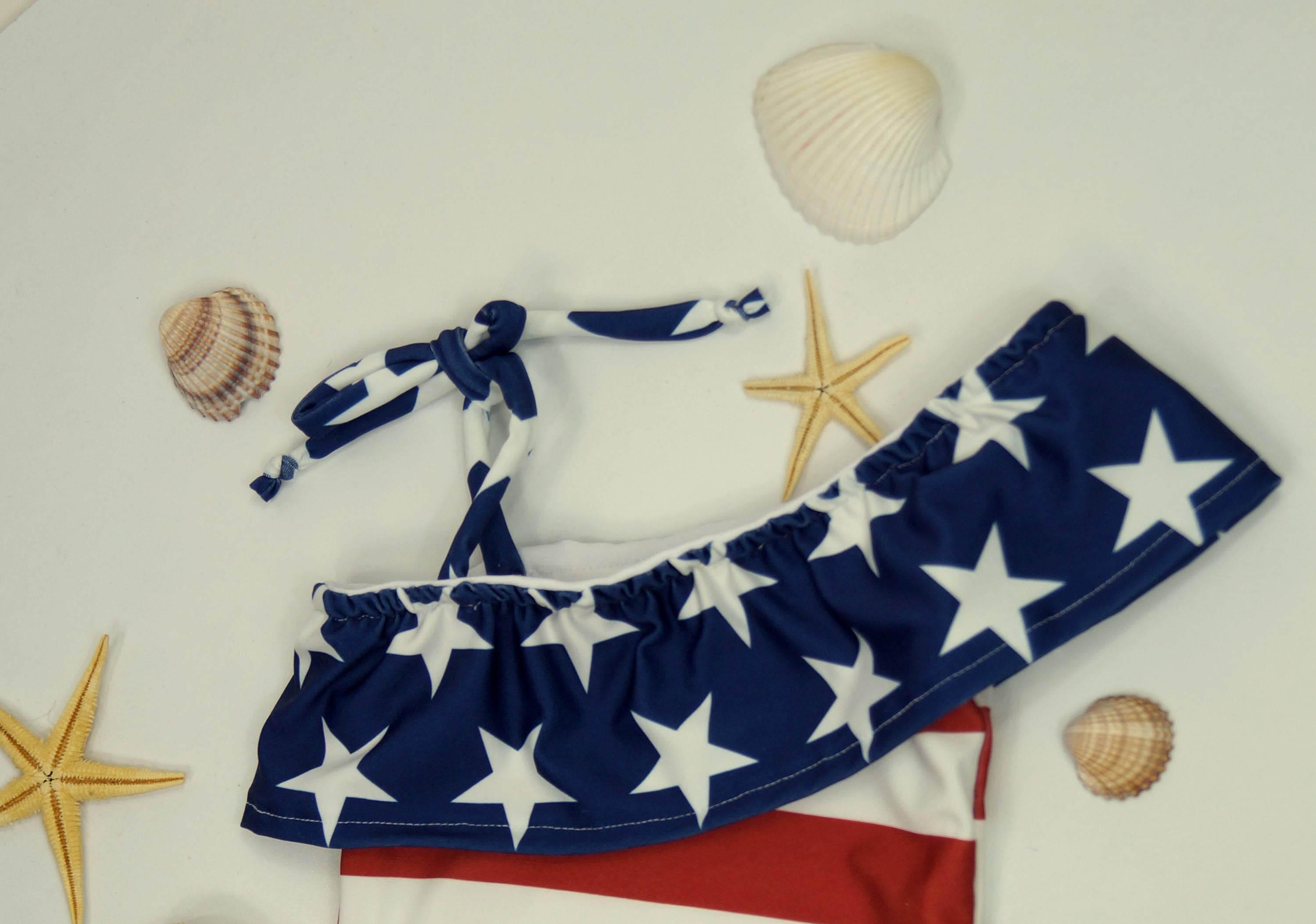 USA Flag Girls Swimsuit/american Flag Baby Girl Swimsuit/girls | Etsy