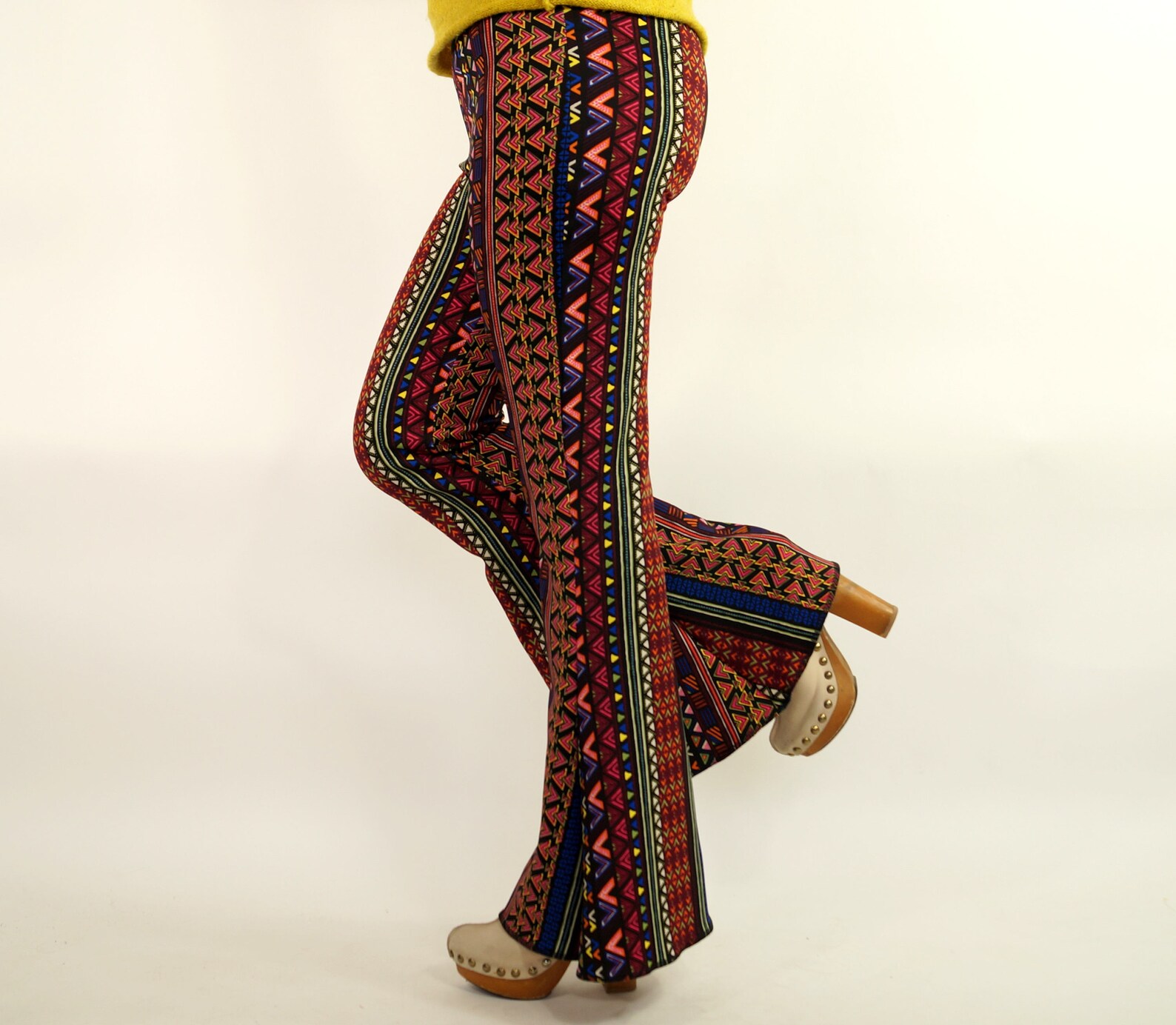 Native American Women Bell Bottoms,flare Pant,leggings,plus Size,yoga ...