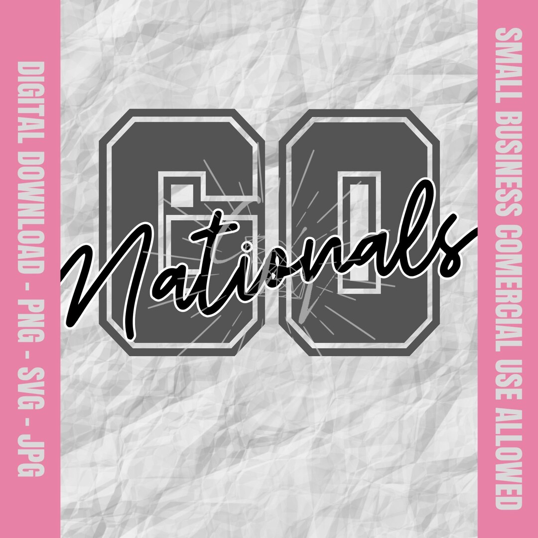 Go Nationals Svg, Nationals Svg, Nationals Football Svg, Nationals ...