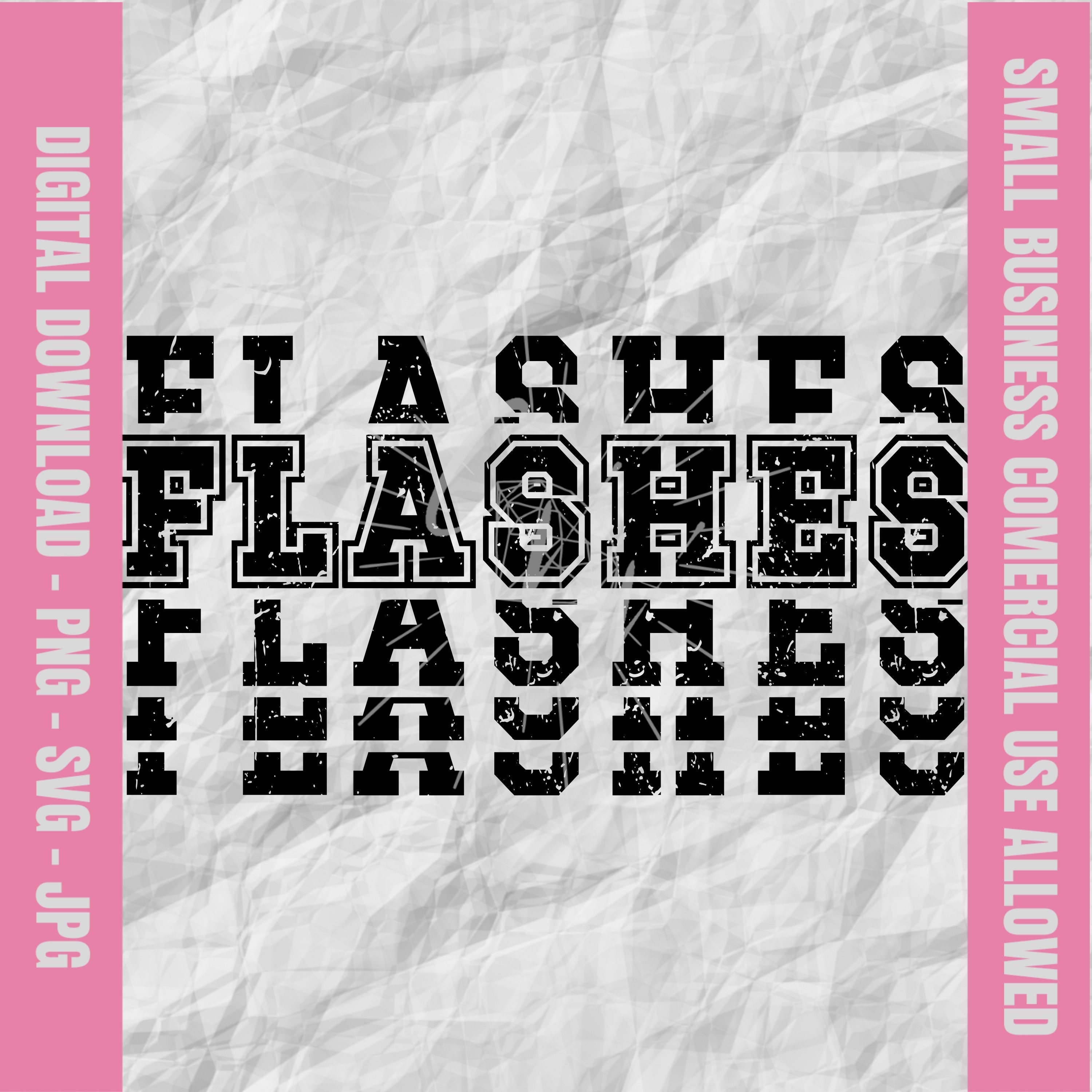 Flashes Stacked Varsity Svg, Flashes Svg, Flashes Football Svg, Flashes ...