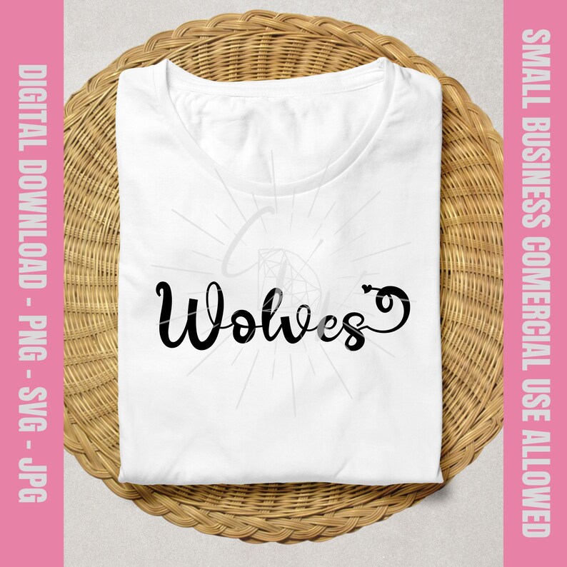 Wolves Svg, Wolves Script Heart Svg, Wolves Football Svg, Wolves Cheer ...