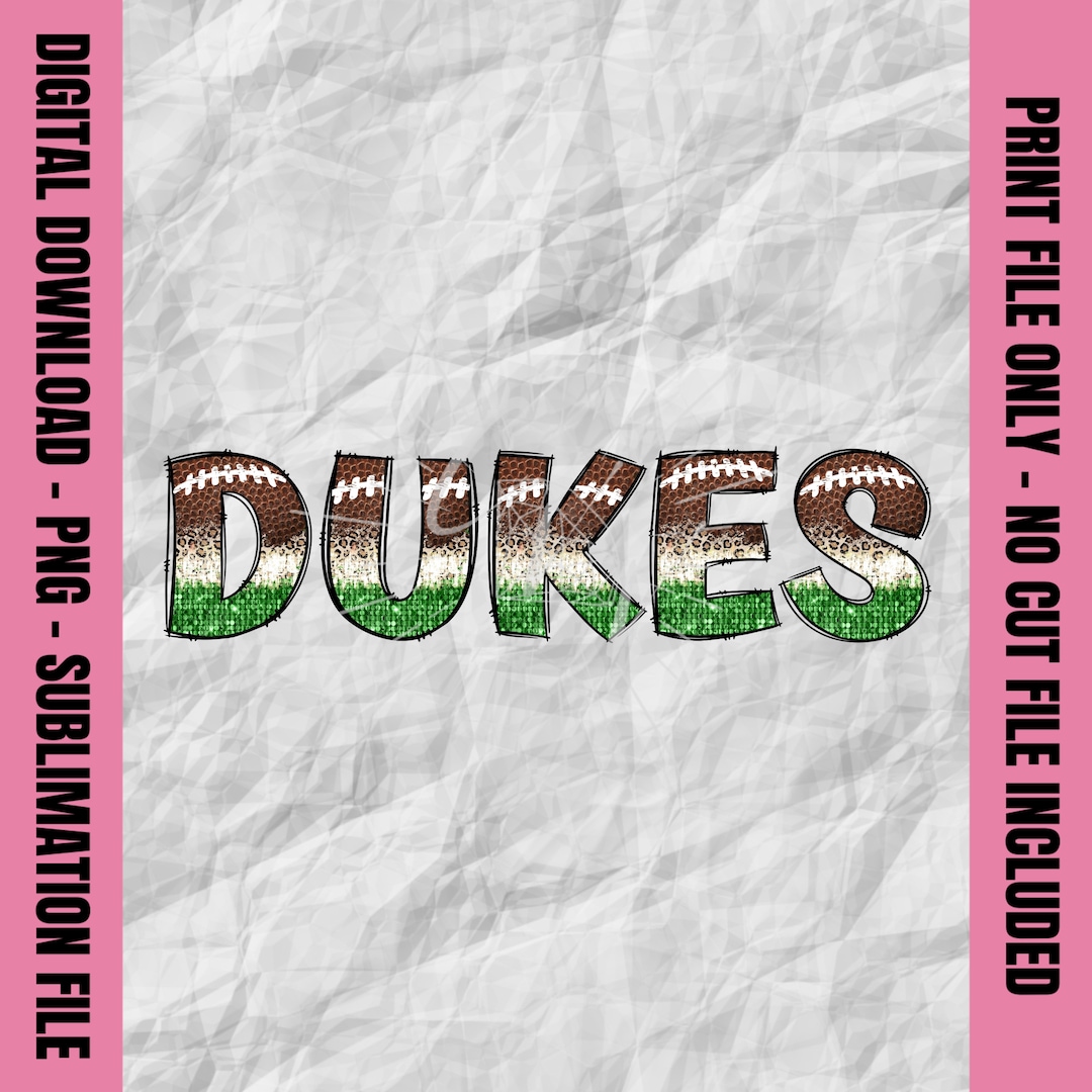 Dukes Doodle Letters, Dukes Png, Dukes Football Png, Dukes Cheer Png ...