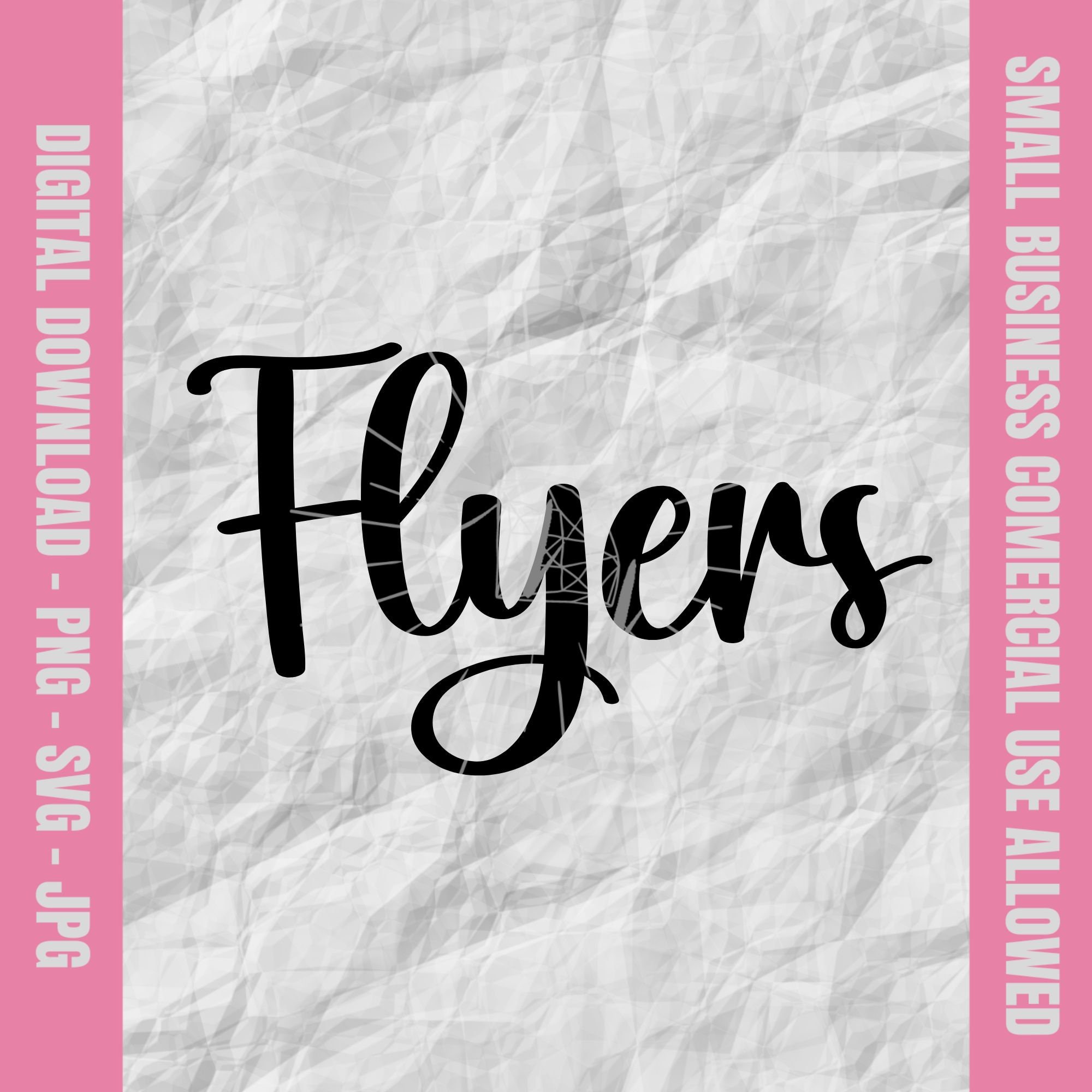 Flyers Script Svg, Flyers Svg, Flyers Football Svg, Flyers Cheer Png ...