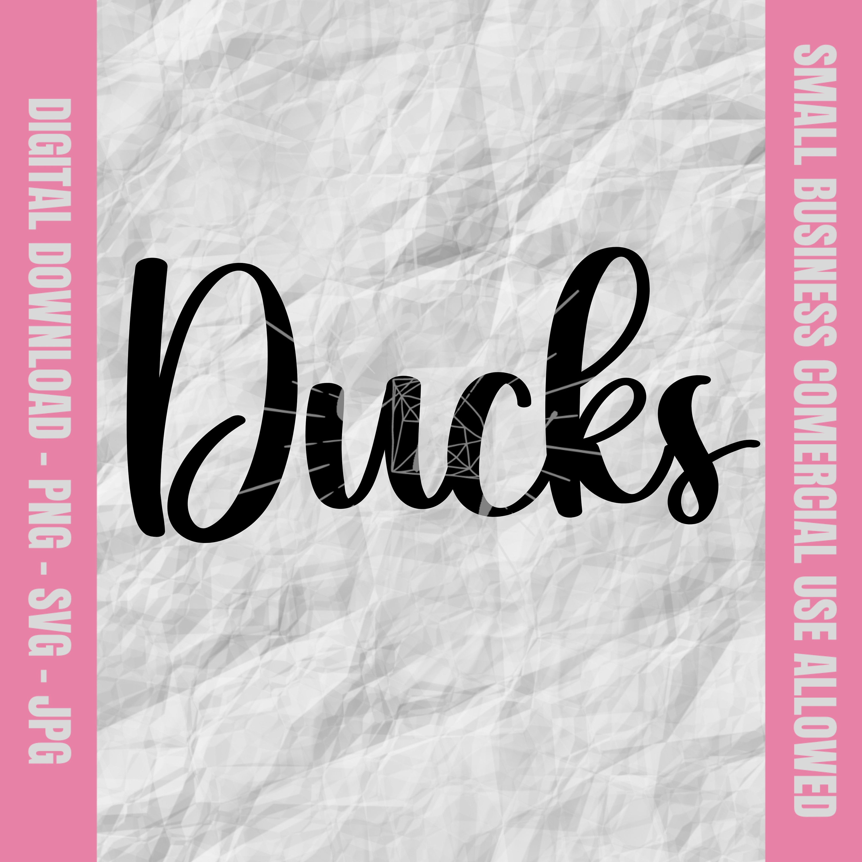Ducks Svg, Ducks Thick Script Letter Svg, Ducks Football Svg, Ducks ...