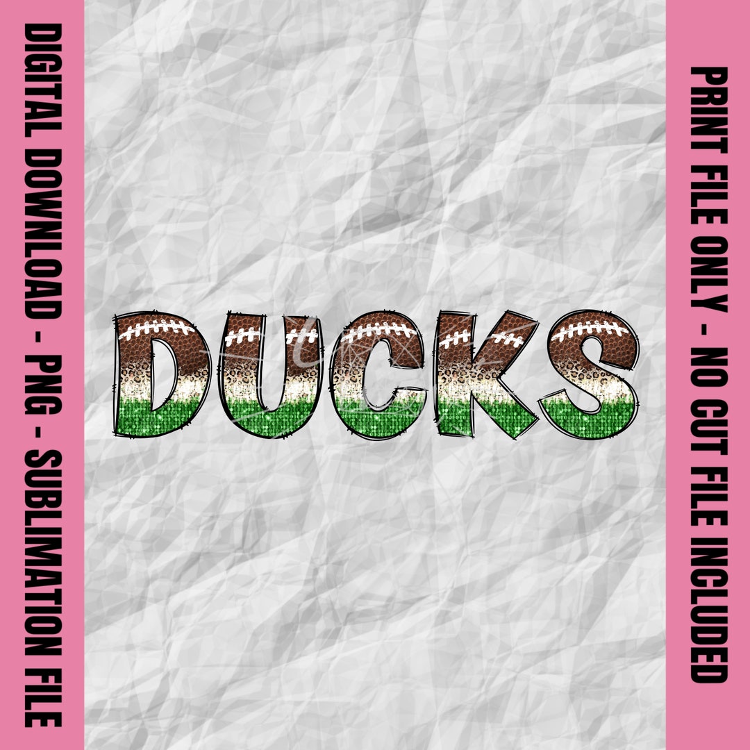 Ducks Doodle Letters, Ducks Png, Ducks Football Png, Ducks Cheer Png ...