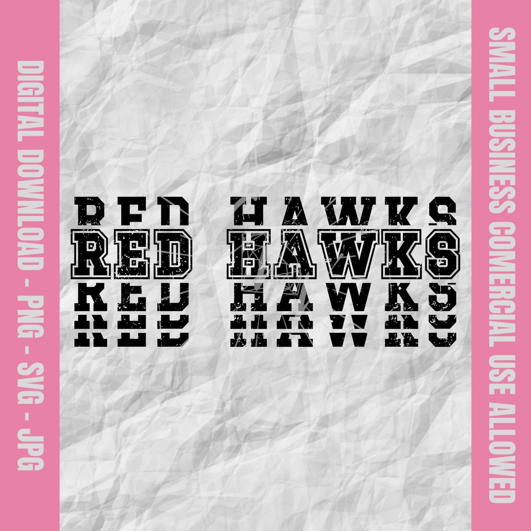 Red Hawks Svg, Red Hawks Svg, Red Hawks Football Svg, Red Hawks Cheer ...