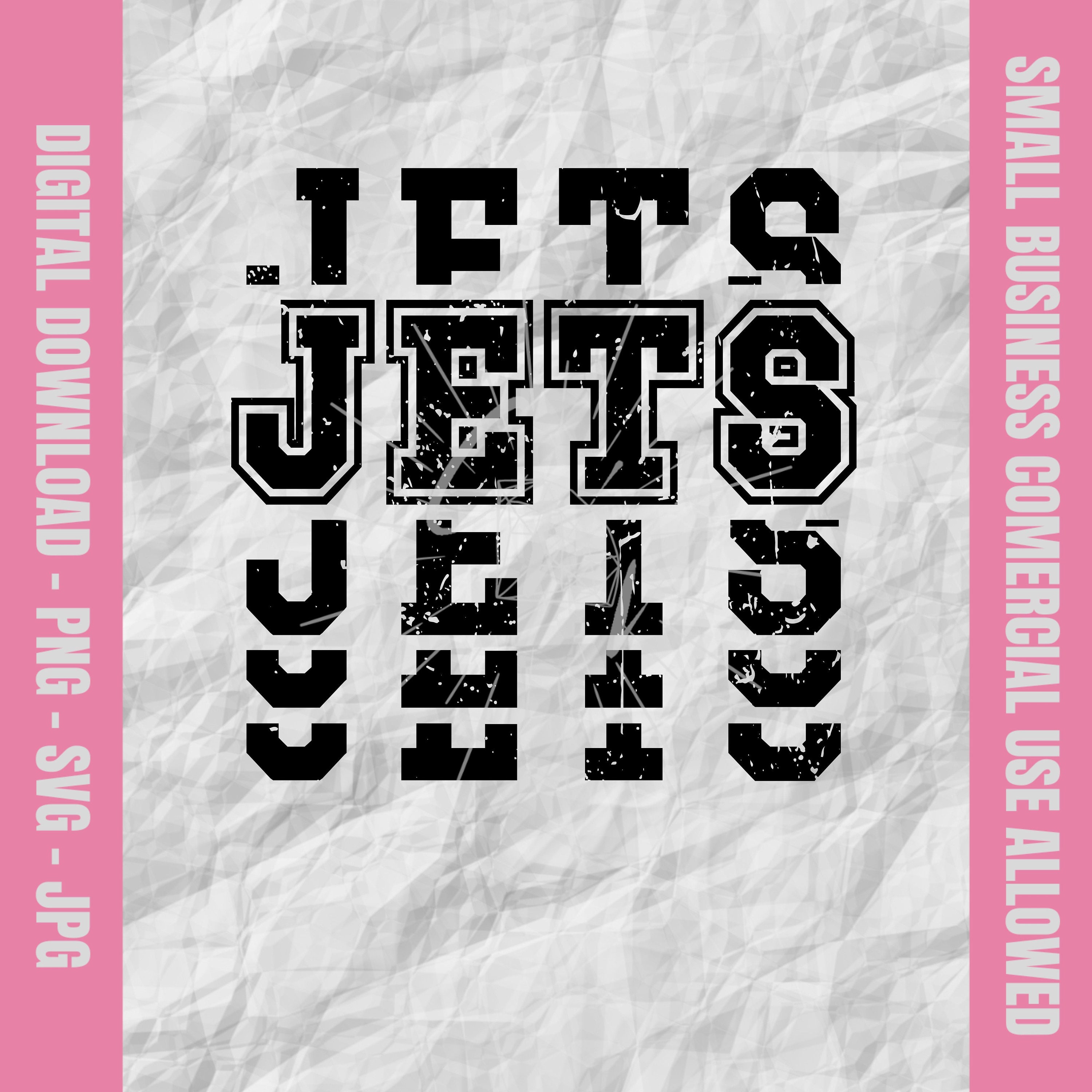 Jets Svg, Jets Stacked Varsity Letter Svg, Jets Football Svg, Jets ...