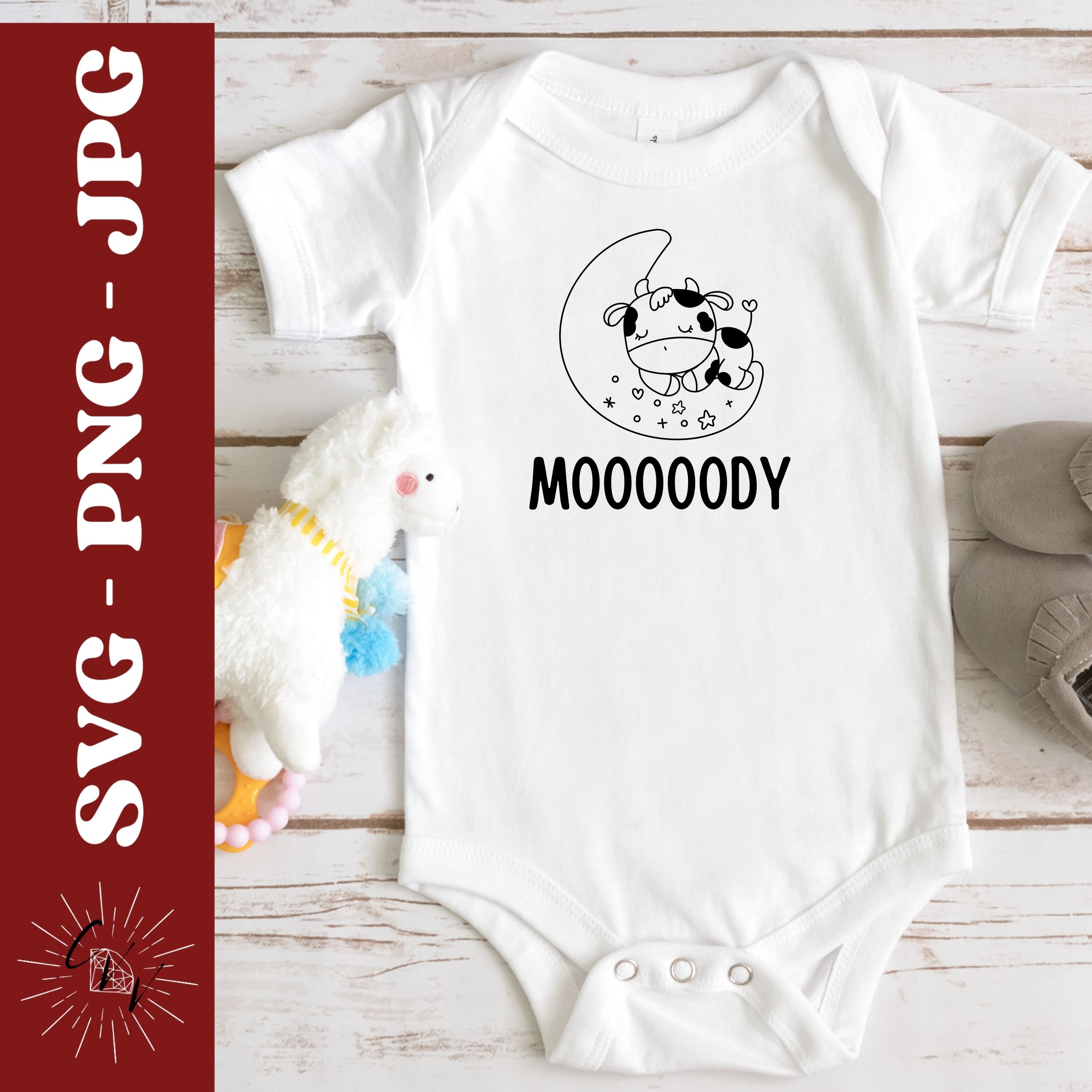 Moody Baby Svg Cute Baby Png Nursery Sign Svg Newborn Svg - Etsy