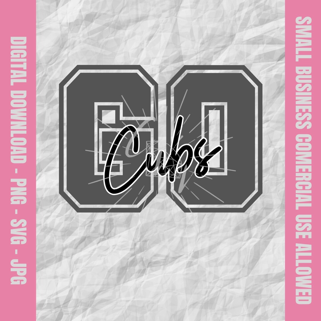 Go Cubs Svg, Cubs Svg, Cubs Football Svg, Cubs Cheer Png, Cubs Baseball ...