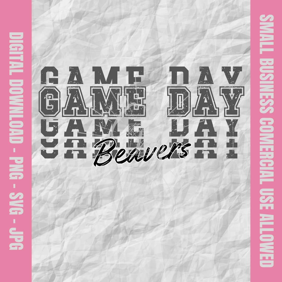 Beavers Game Day Svg, Beavers Svg, Beavers Football Svg, Beavers Cheer ...