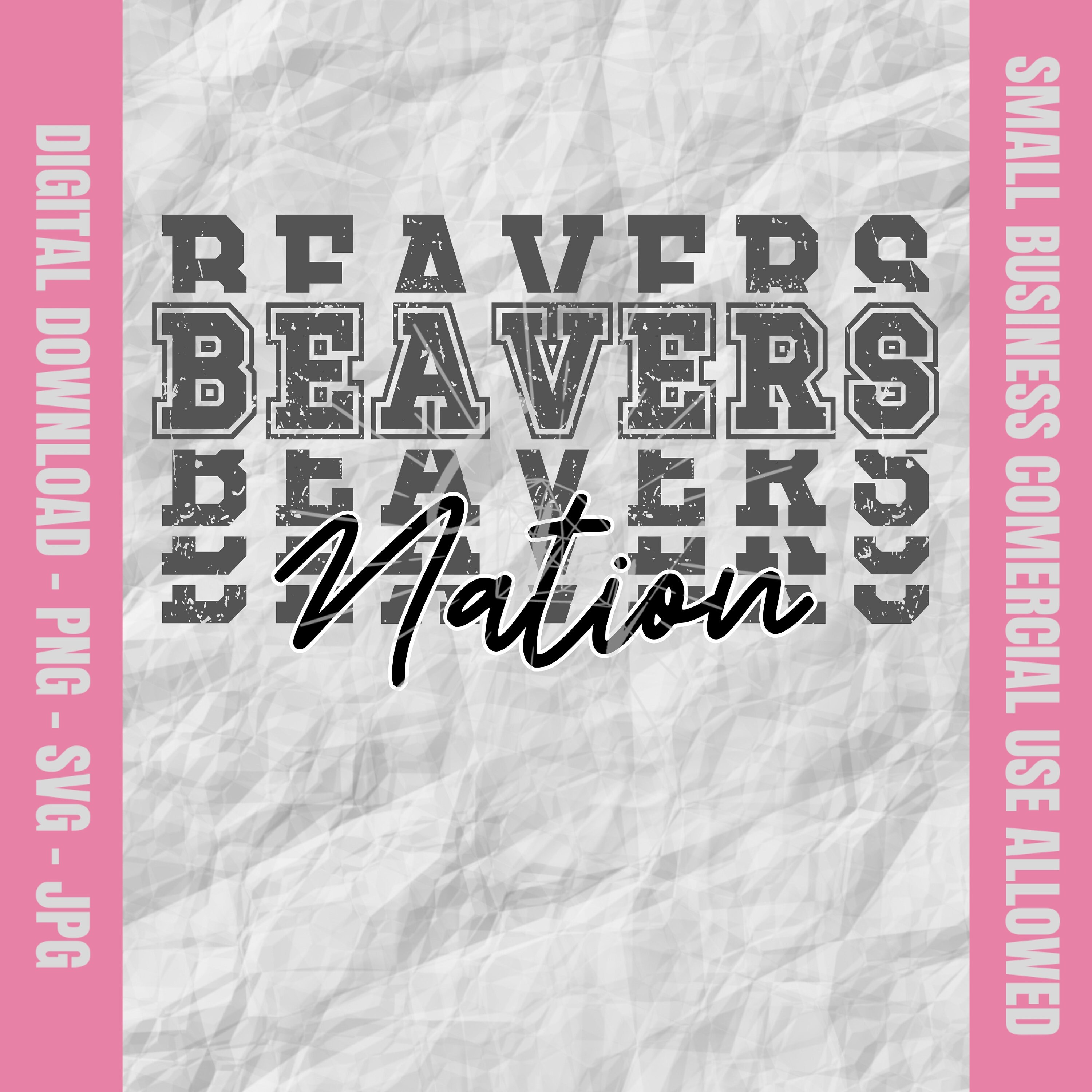 Beavers Nation Svg, Beavers Svg, Beavers Football Svg, Beavers Cheer ...