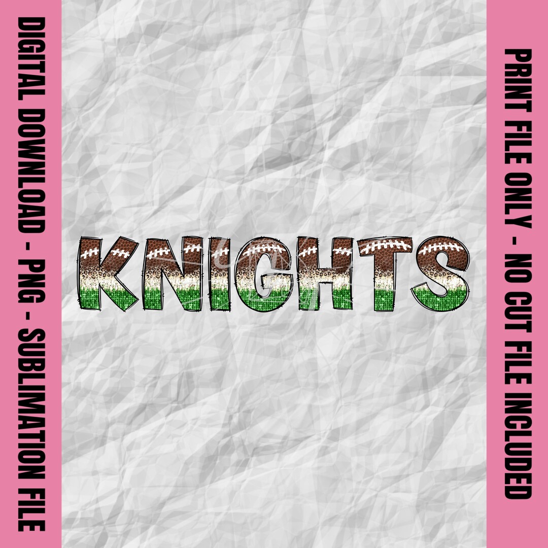 Knights Doodle Letters, Knights Png, Knights Football Png, Knights ...