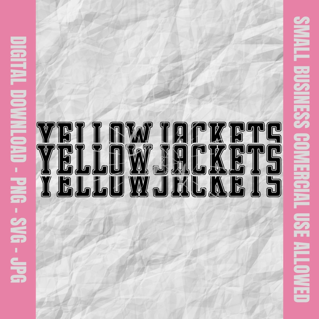 Yellowjackets Team Varsity, Yellowjackets Svg, Yellowjackets Football ...