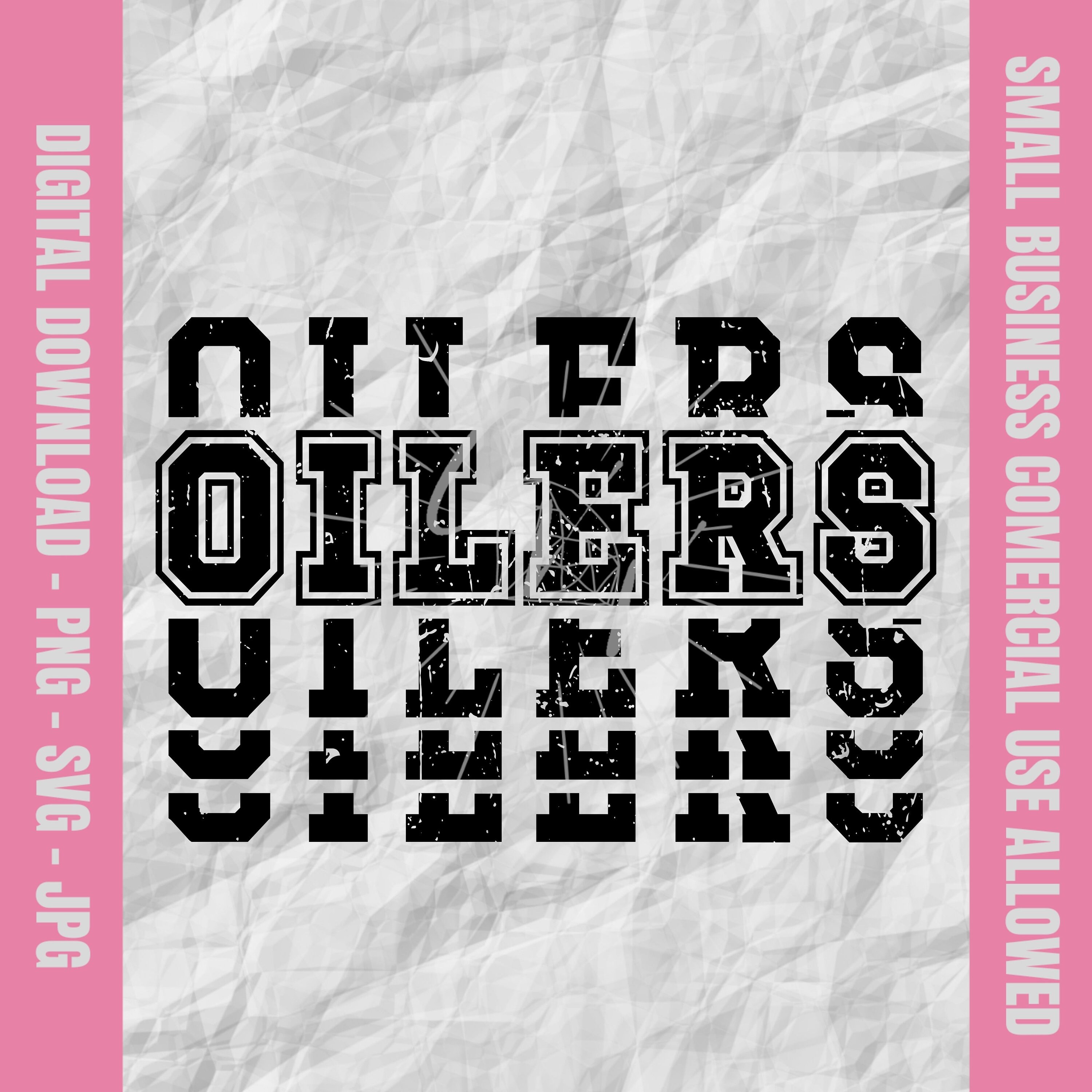 Oilers Svg, Oilers Stacked Varsity Letter Svg, Oilers Football Svg ...