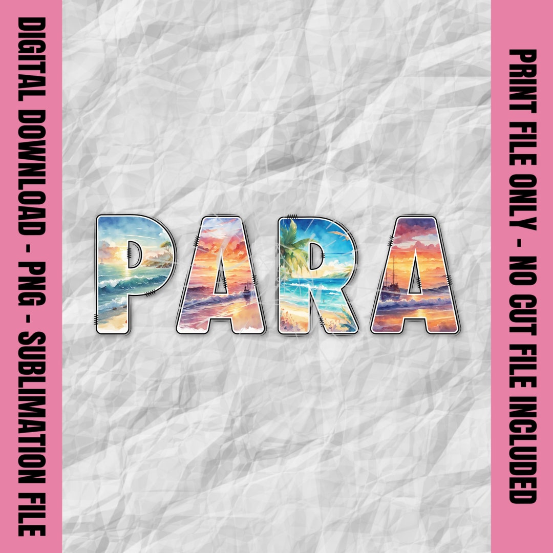 Beach Para Png, Beach Scene Para Png, Beachy Para Shirt, Summer Para ...