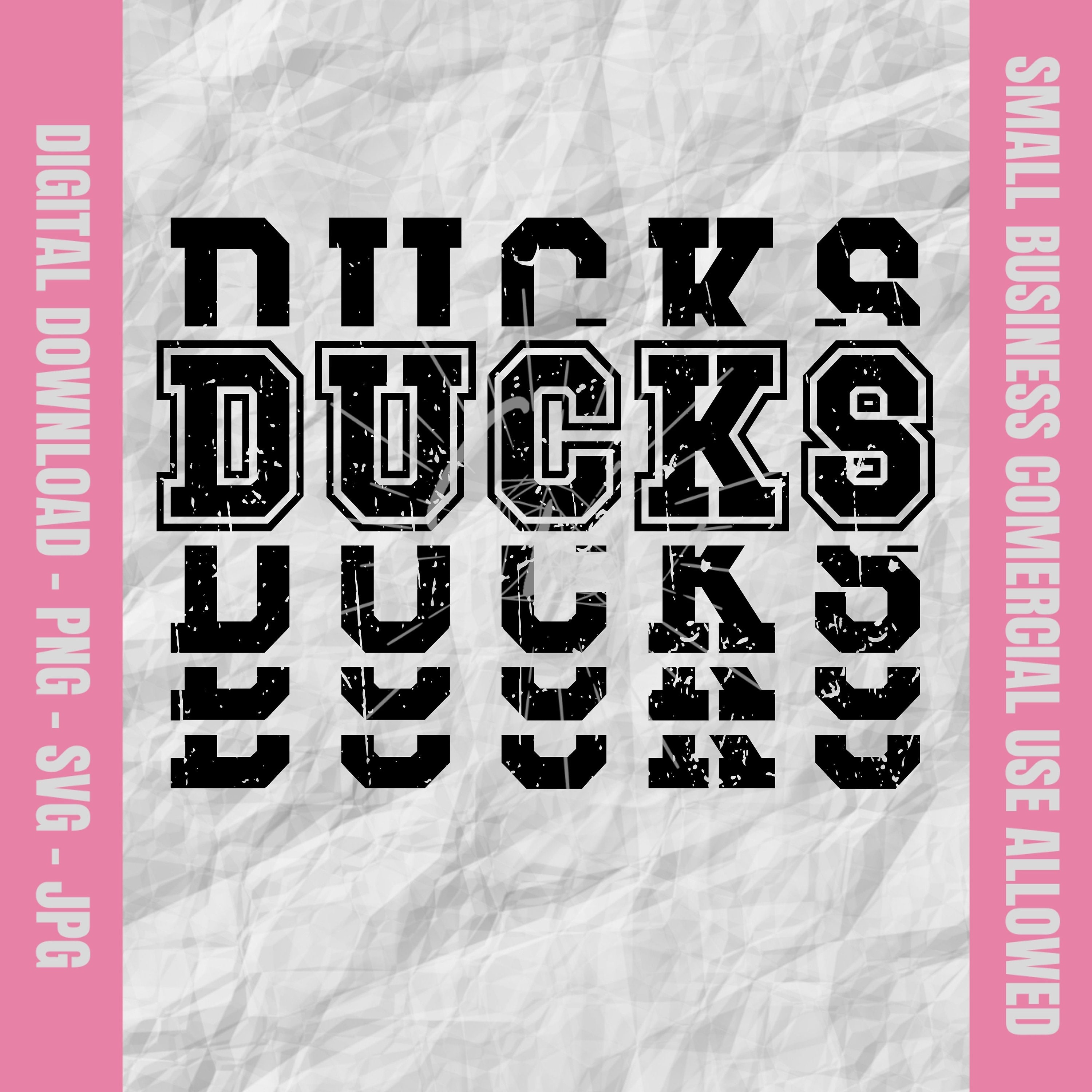 Ducks Svg, Ducks Stacked Varsity Letter Svg, Ducks Football Svg, Ducks ...