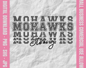 Mohawks Nation Svg, Mohawks Svg, Mohawks Football Svg, Mohawks Cheer ...