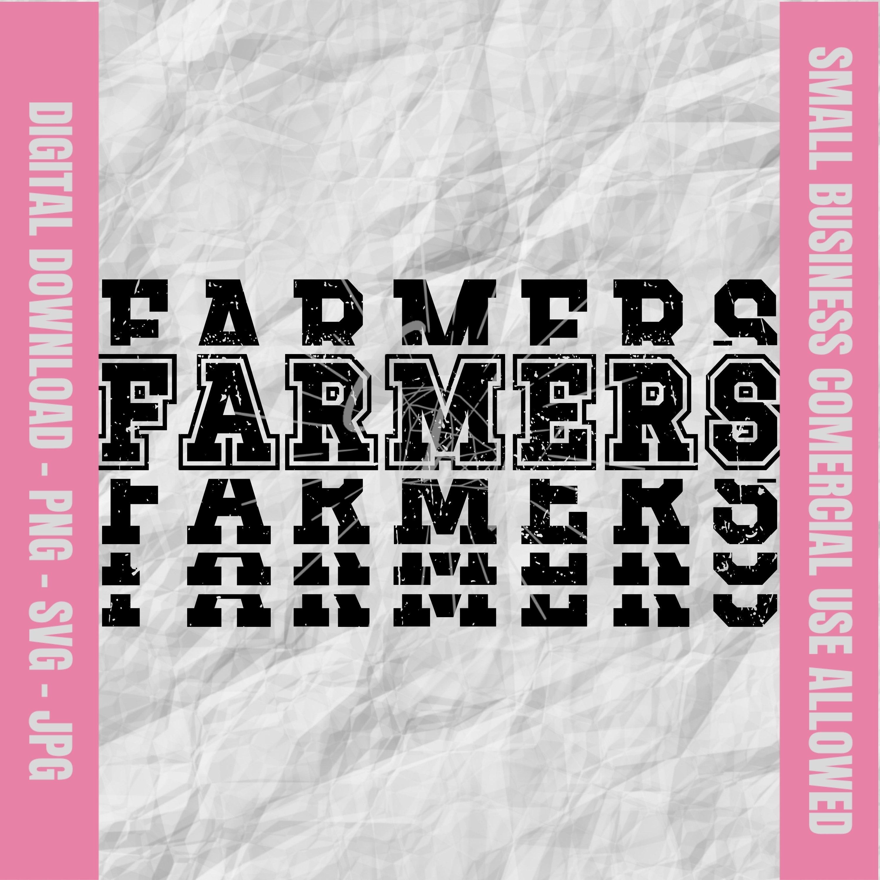Farmers Stacked Varsity Svg, Farmers Svg, Farmers Football Svg, Farmers ...