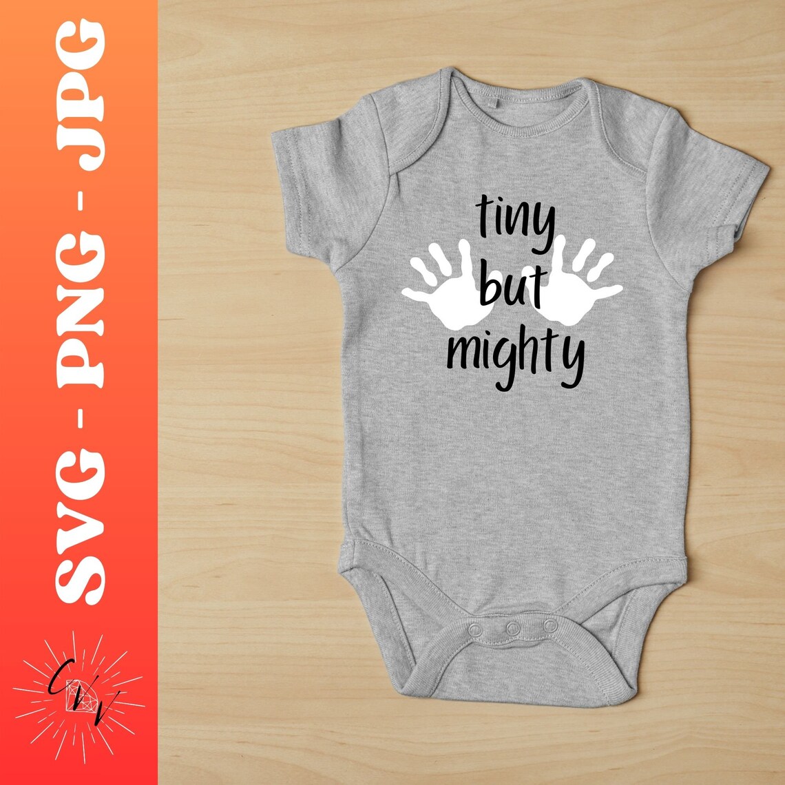 Tiny but Mighty Svg Baby Boy Svg Baby Girl Svg Newborn Svg - Etsy
