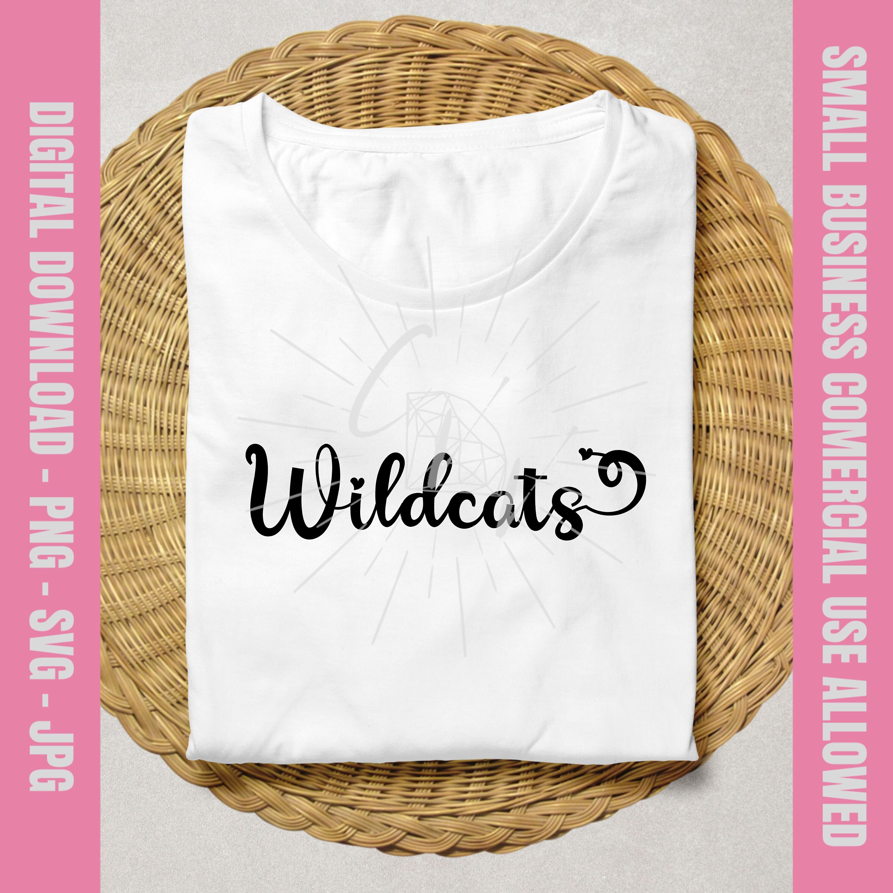 Wildcats Svg, Wildcats Script Heart Svg, Wildcats Football Svg ...