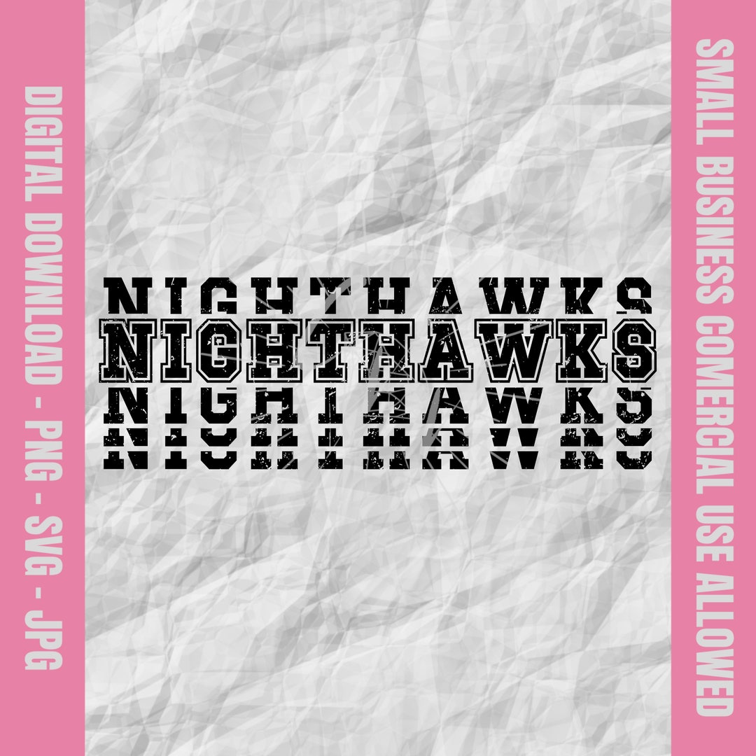 Nighthawks Stacked Varsity Svg, Nighthawks Football, Nighthawks Cheer ...