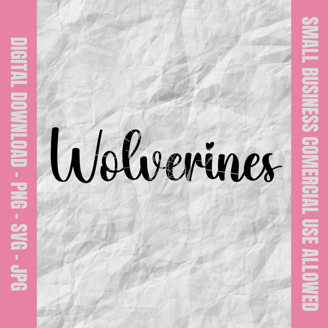 Wolverines Script Svg, Wolverines Svg, Wolverines Football Svg ...