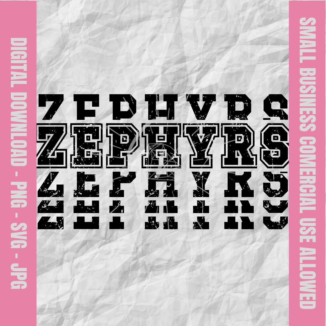 Zephyrs Stacked Varsity Svg, Zephyrs Svg, Zephyrs Football Svg, Zephyrs ...