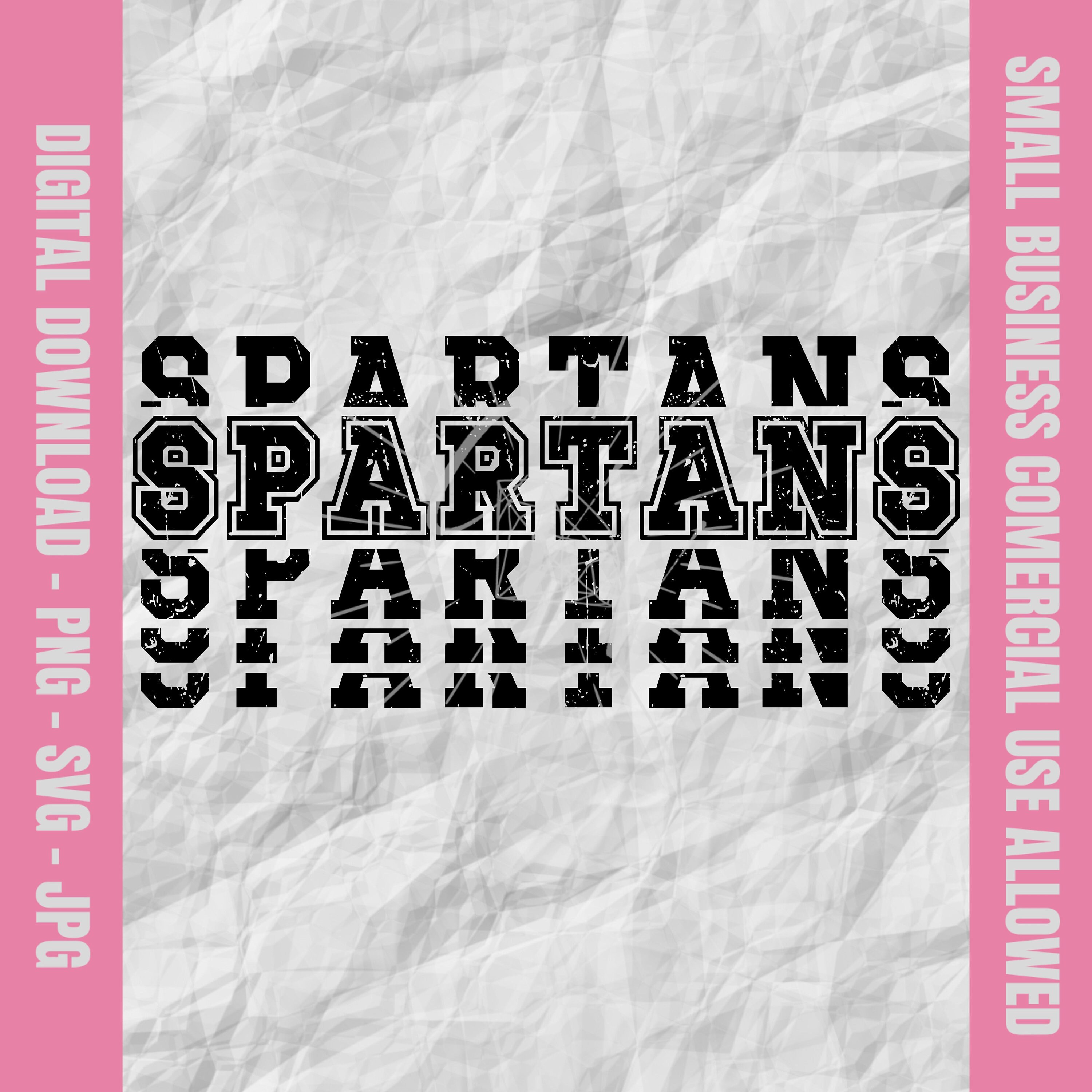 Spartans Svg, Spartans Stacked Varsity Svg, Spartans Football Svg ...