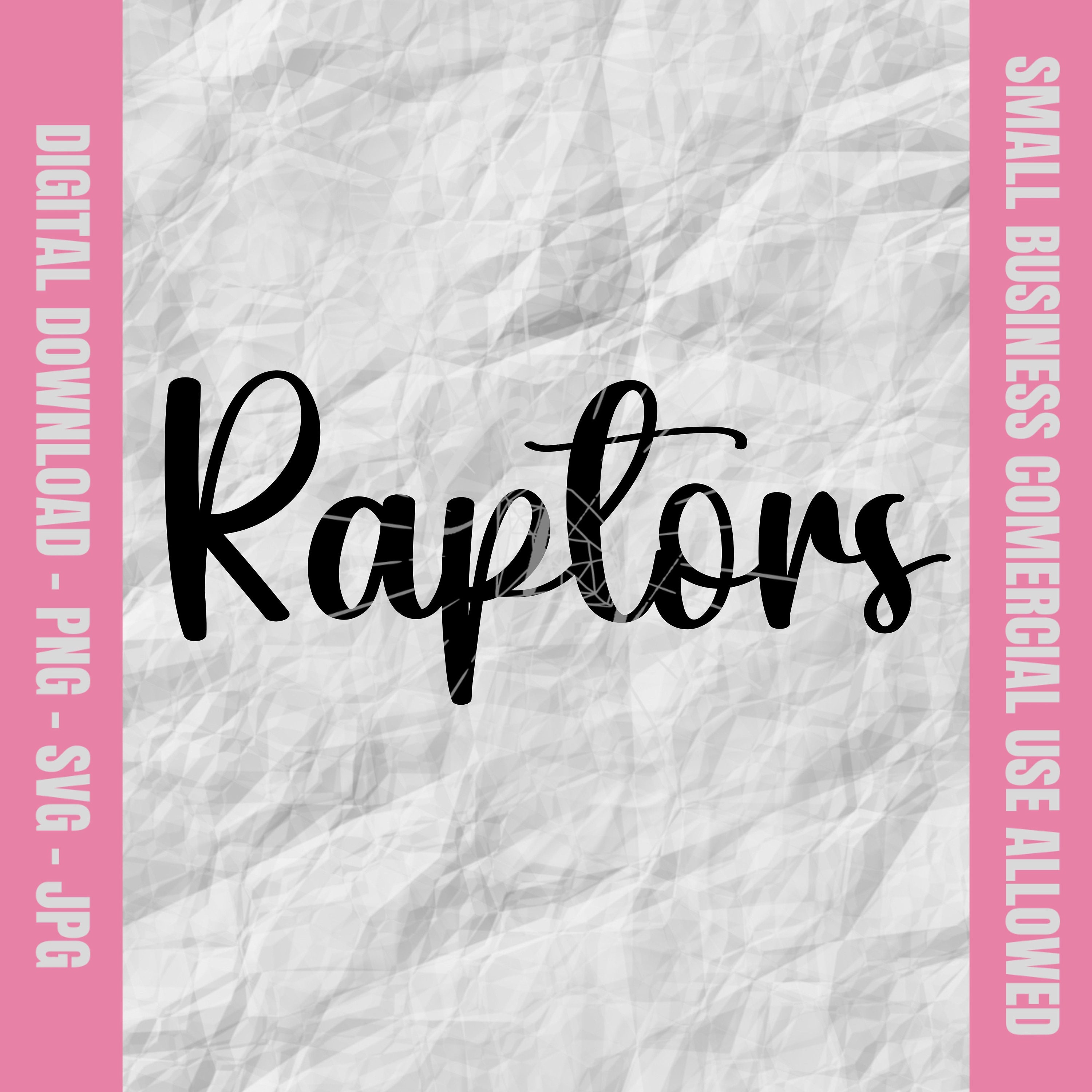Raptors Svg, Raptors Thick Script Letter Svg, Raptors Football Svg ...