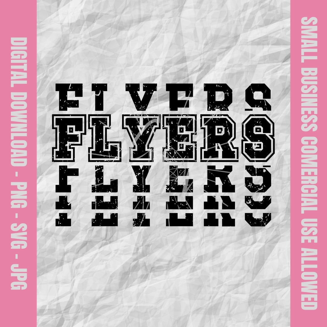 Flyers Stacked Varsity, Flyers Svg, Flyers Football Svg, Flyers Cheer ...