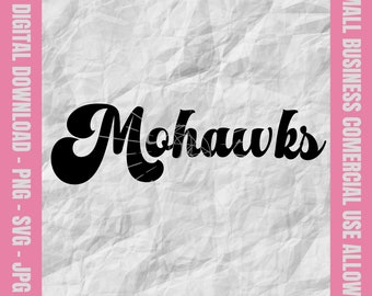 Mohawks Nation Svg, Mohawks Svg, Mohawks Football Svg, Mohawks Cheer ...