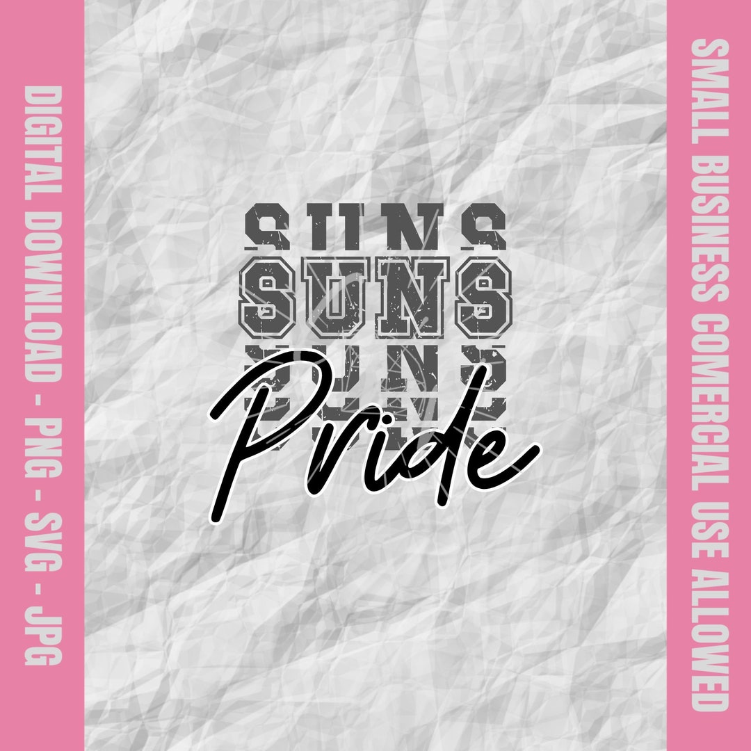 Suns Pride Svg, Suns Svg, Suns Football Svg, Suns Cheer Png, Suns ...