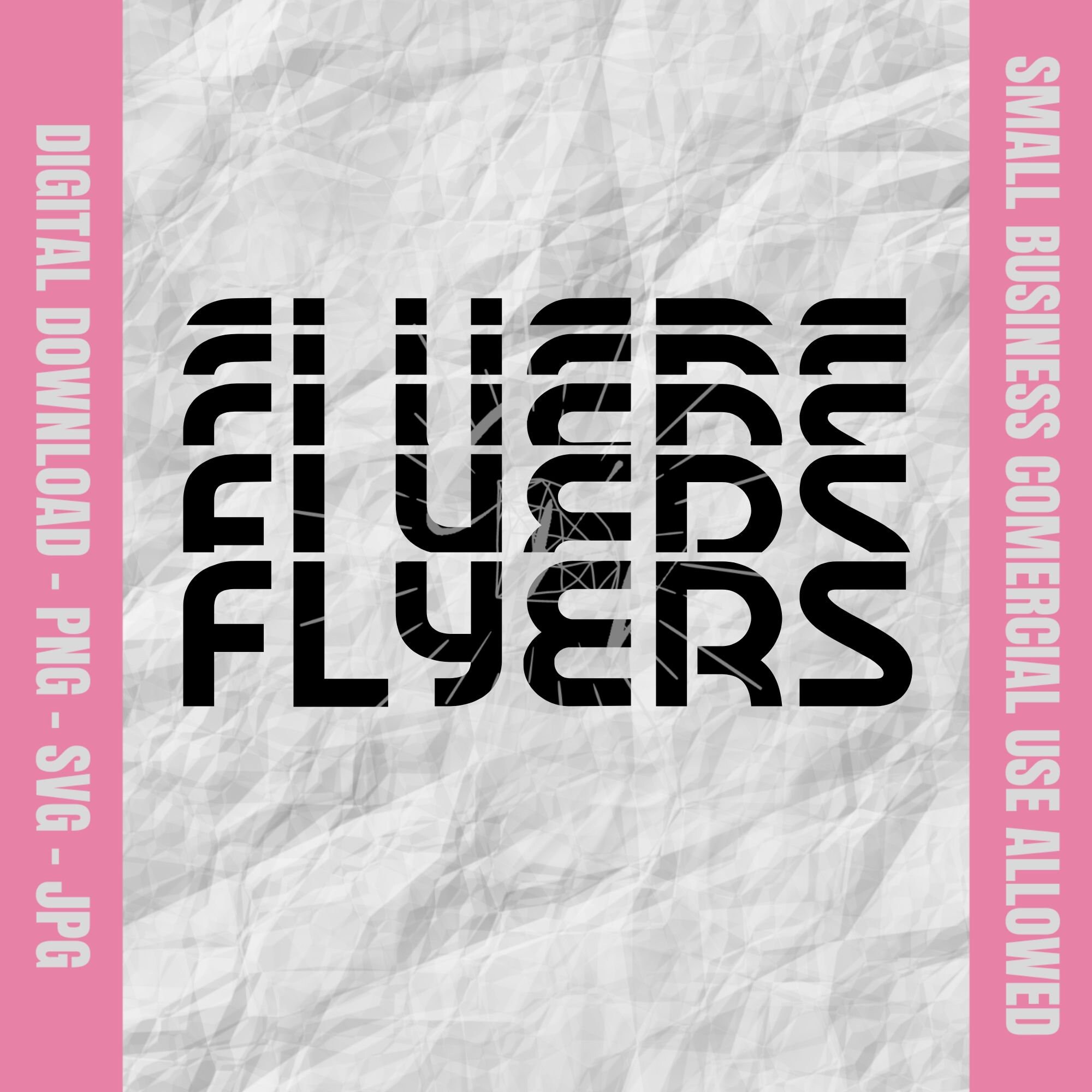 Flyers Retro Repeating, Flyers Svg, Flyers Football Svg, Flyers Cheer ...