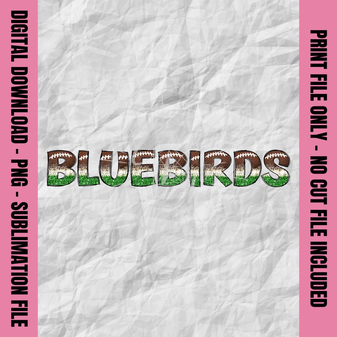 Bluebirds Doodle Letters, Bluebirds Png, Bluebirds Football Png ...