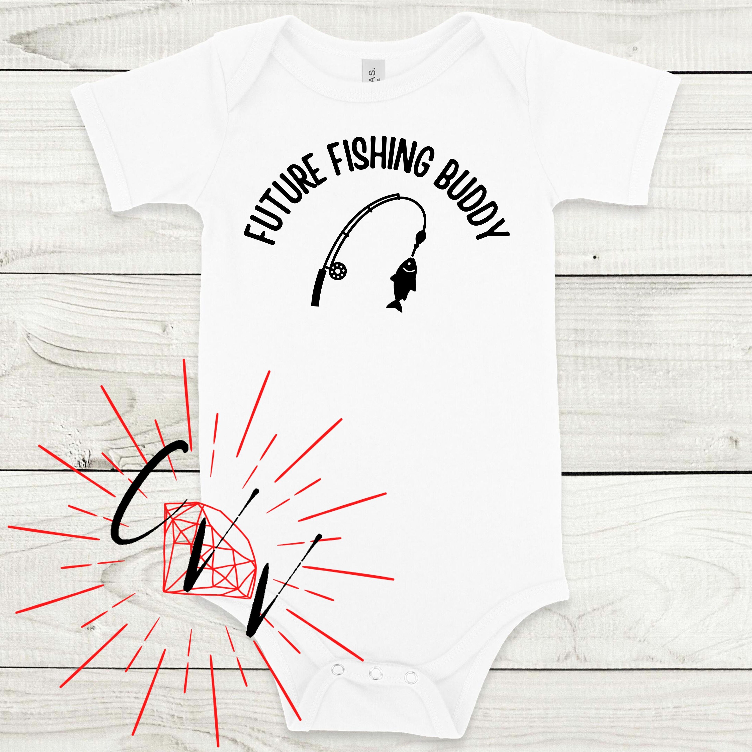 Future Fishing Buddy Svg, Cute Baby Png, Nursery Sign Svg, Newborn Svg ...