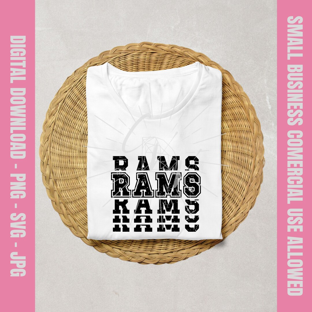 Rams Svg, Rams Stacked Varsity Svg, Rams Football Svg, Rams Cheer Png ...