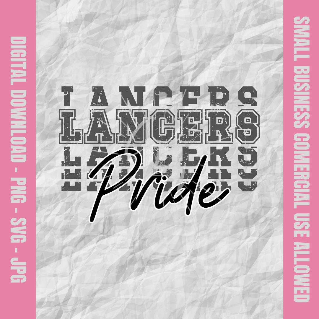 Lancers Pride Svg, Lancers Svg, Lancers Football Svg, Lancers Cheer Png ...