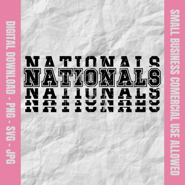 Nationals Svg - Etsy