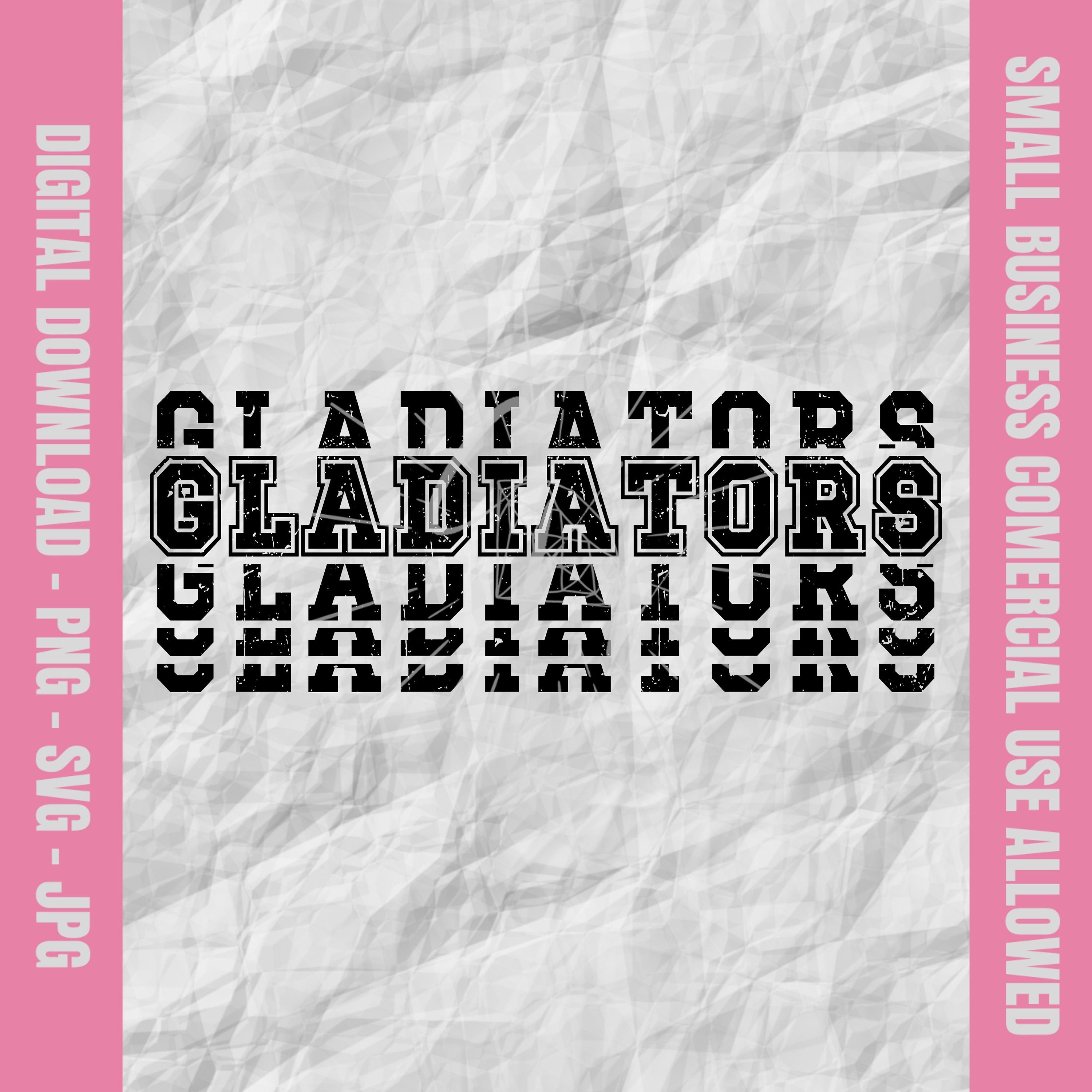 Gladiators Svg, Gladiators Stacked Varsity Svg, Gladiators Football Svg ...