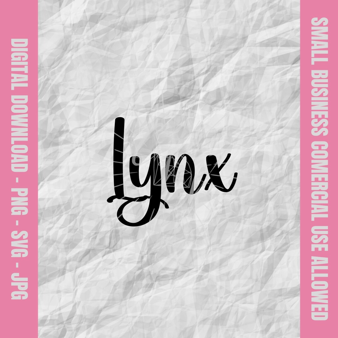 Lynx Script Svg, Lynx Svg, Lynx Football Svg, Lynx Cheer Png, Lynx ...