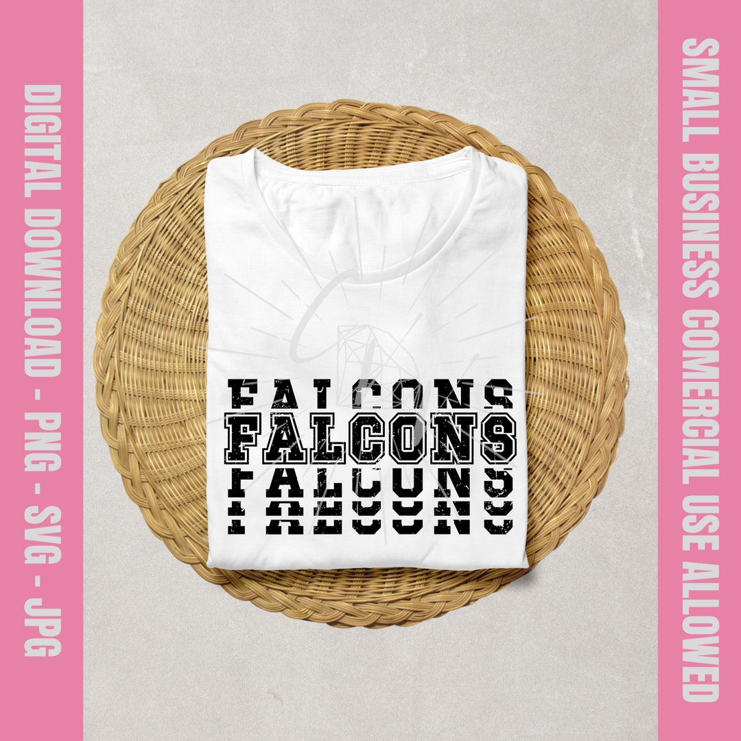Falcons Svg, Falcons Stacked Varsity Letter Svg, Falcons Football Svg ...
