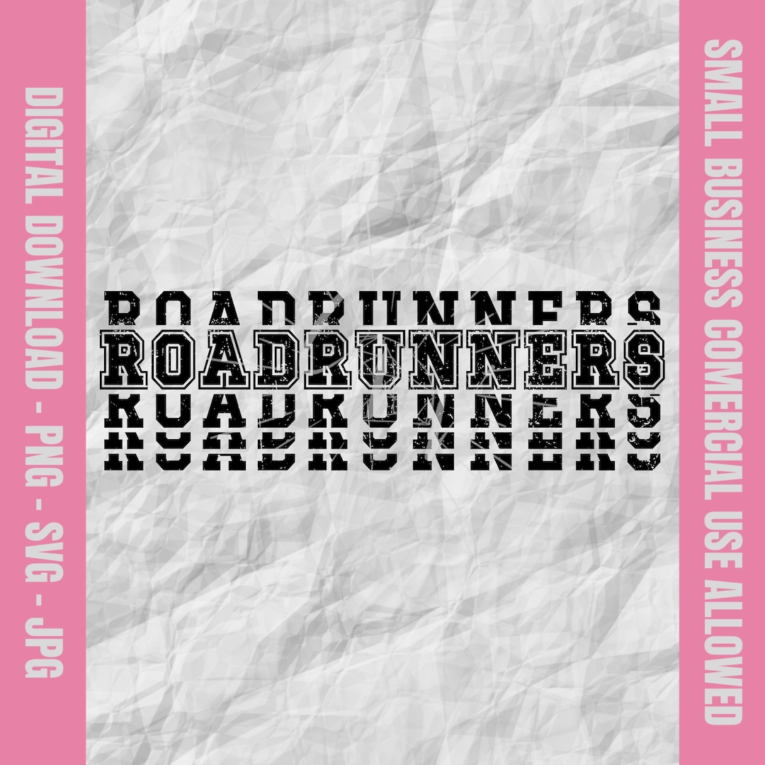 Roadrunners Svg, Roadrunners Stacked Varsity Svg, Roadrunners Football ...