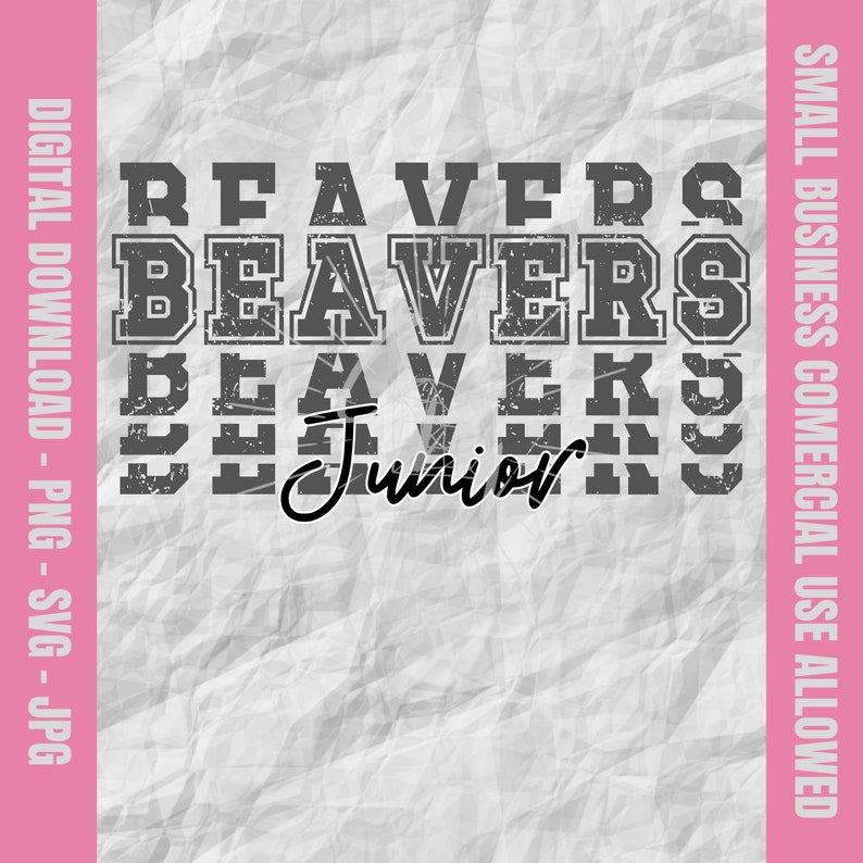 Beavers Junior Svg, Beavers Svg, Beavers Football Svg, Beavers Cheer ...