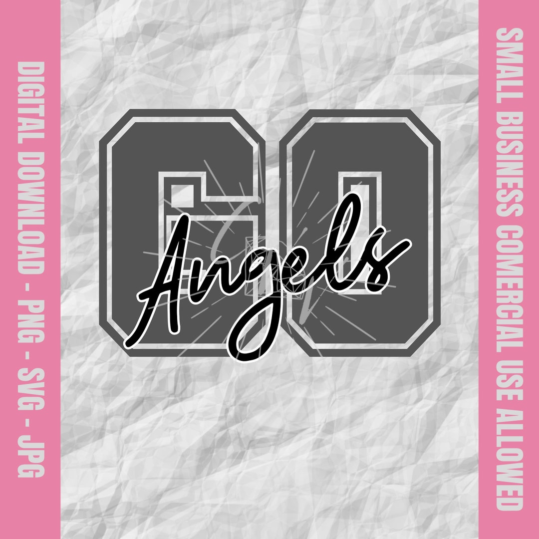 Go Angels Svg, Angels Svg, Angels Football Svg, Angels Cheer Png ...