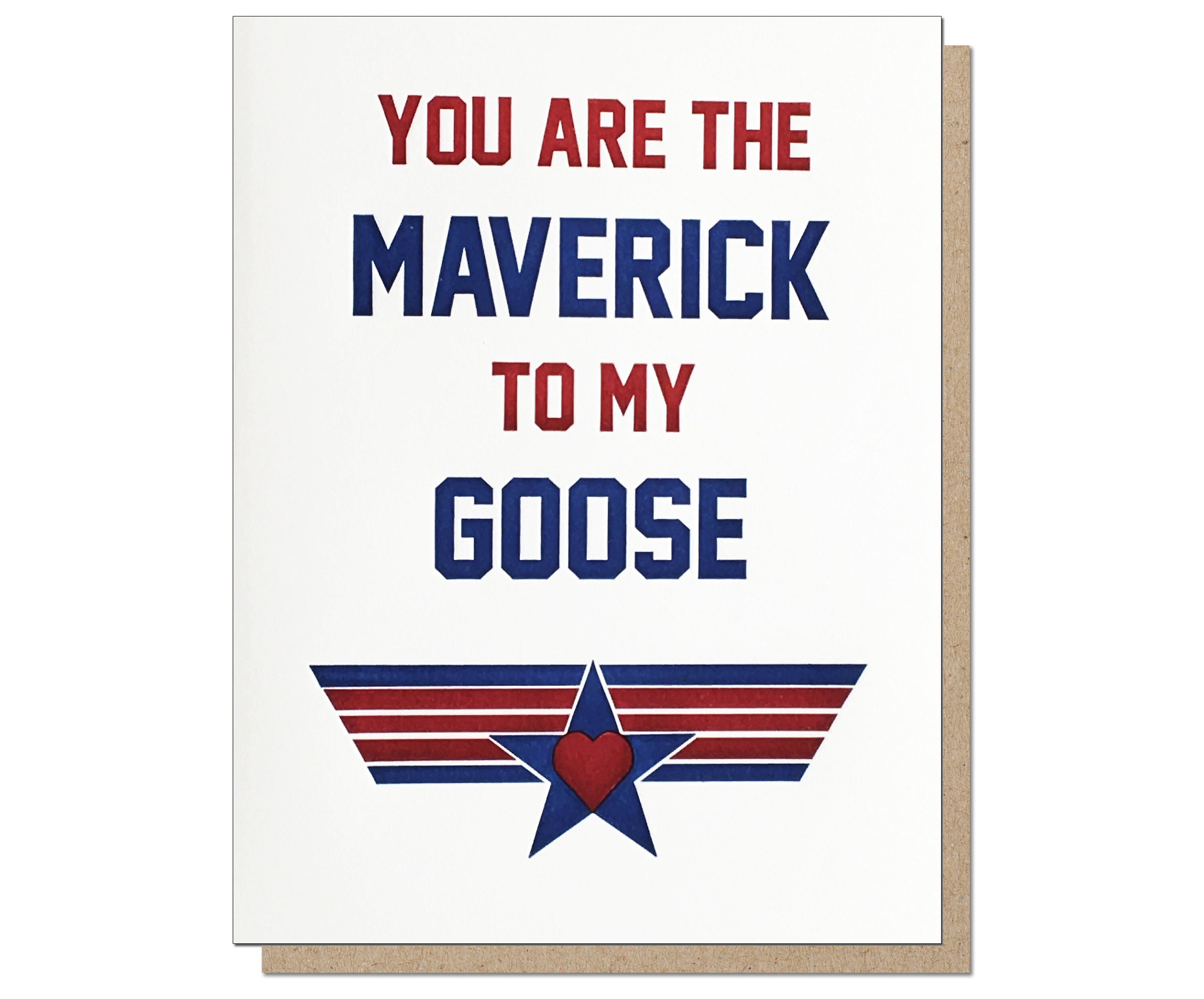 Maverick to My Goose. Top Gun Card. Romantic Valentine - Etsy UK
