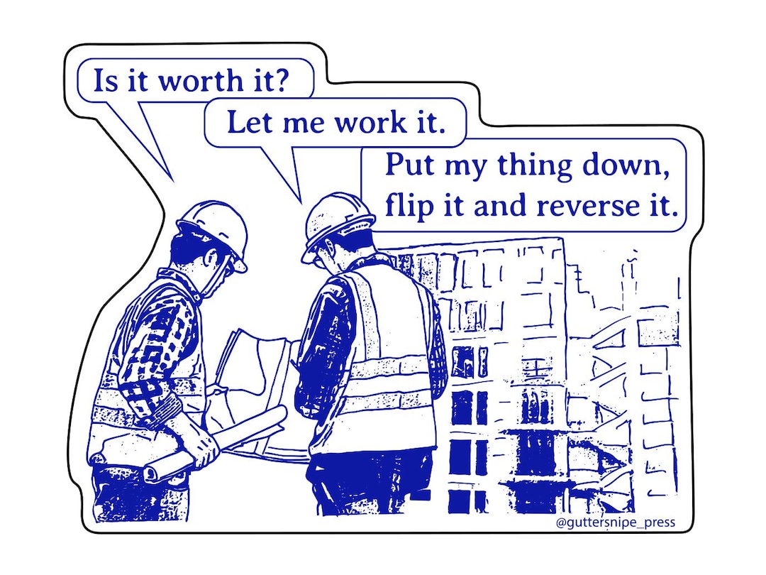 Let Me Work It Sticker - Etsy