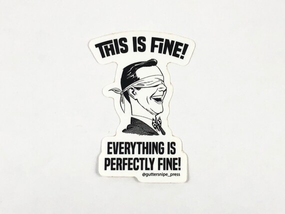 This is Fine Sticker Edition | Etsy