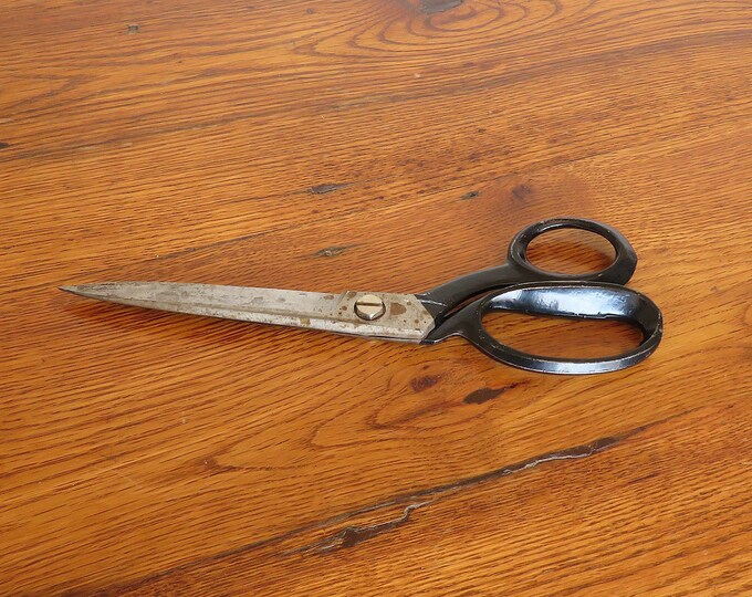 Vintage WISS Inlaid USA 1225 Heavy Duty Shears Scissors 10 1/4 Steel ...