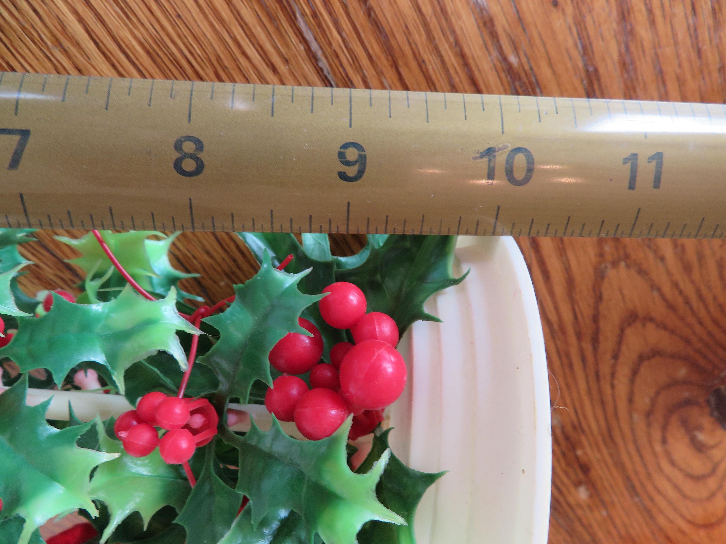 Vintage Christmas Knee Hugger Elf Lamp Post Lantern Faux Holly 60's ...